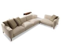 China Elegant Solid Wood Frame Sectional Sofa for Hotel and Apartment Use for sale