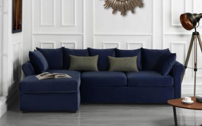 China OEM/ODM MODERN MODULAR L SHAPED LEATHER/FRABRIC SOFA WITH SOLID WOOD/PLYWOOD FRAME AND SPONE FOAM FOR HOTEL, LIVING ROOM, VILLA, RESORT, APARTMENT, BAR AND RESTAURANT for sale