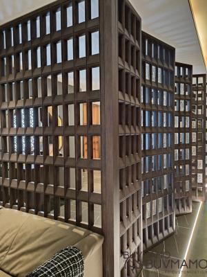 China Custom Various Color Wall Cladding panel Fireproof wooden wall panels 1220mm for sale