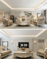 Quality Waterproof Elegant Villa Bianca Patio Furniture Polyester Fibre Villa Home for sale