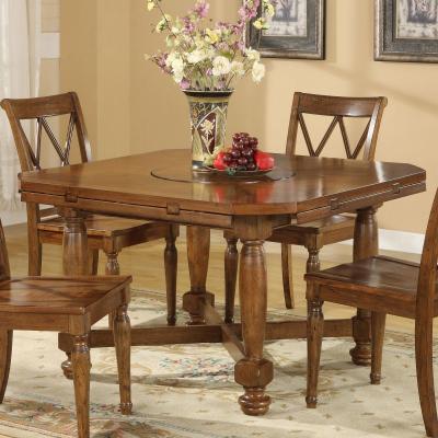 China Custom Family  Table Desk Dining Table With 4 Chairs Field Installation for sale