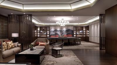 China OEM/OD CUSTOM MODERN CHINESE LUXURY HOTEL FURNITURE SET | ROSEWOOD ARMCHAIR, MARBLE COFFEE TABLE & ROUND DINING SET FOR VIP LOUNGE & PRESIDENTIAL SUITE for sale