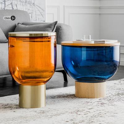 China Oranje van de de Koffietafelswijn van de Glasrand Creatieve van de de Kopvorm Artistieke de Stijlodm Te koop