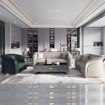 Cina Multi cuoio italiano moderno funzionale curvo Sofa Set dei braccioli 108*94cm in vendita