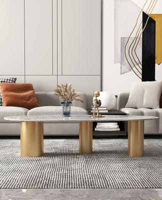 China 130cm Rotskoffietafel 7 Mohs-Ondoordringbare de Plaat Ovale Koffietafel van de Hardheidsrots Te koop