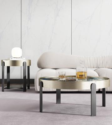 China Corrosiebestendige ODM Round Rock Koffietafel 3mm Rotsplaat Te koop