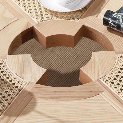 China Mitte im Freien Cane Round Coffee Rattan Table 80 * 80 zu verkaufen