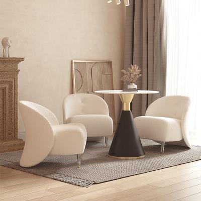 China Tela moderna Sofa Set White Flannelette Couch da mobília da sala de visitas à venda