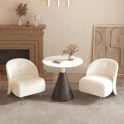 China Tela moderna Sofa Set White Flannelette Couch da mobília da sala de visitas à venda