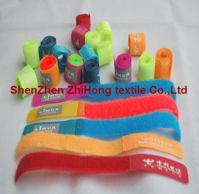 Китай Customized reusable management hook loop cable straps for binding продается