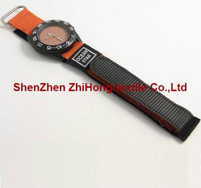 Китай New style replaceable sewn nylon hook loop webbing watch wrist band ties продается