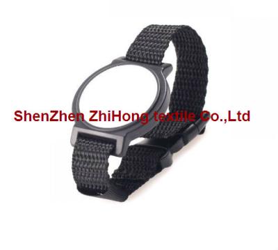 Китай Black hook and loop nylon magic webbing watch wrist wrap with buckle продается