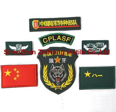 Китай Customized military style embroidery hook loop Patch/ badge/armband продается
