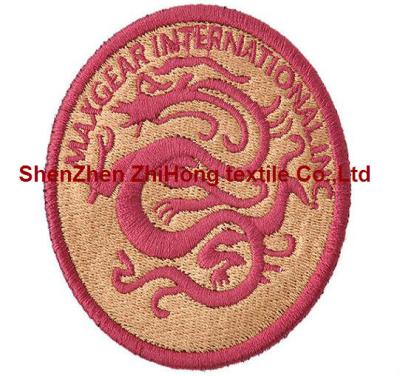 Китай Round shape hook loop fastener embroidery tactical badge/medal/epaulet/armband продается