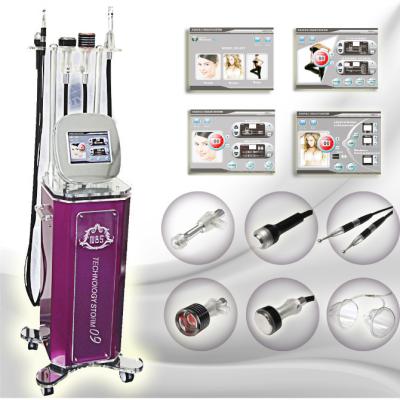 China Vacuum LED BIO Skin Care RF Cavitation Slimming Machine With Cooling Head for sale