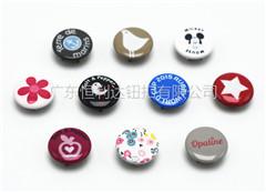 China 10mm Printing Cap Prong Snap Button for Baby Garments for sale