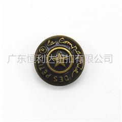 China Special Shape Prong Snap Button with LOGO for Garments for sale