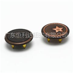 China Special Shape Prong Snap Button with LOGO for Garments for sale