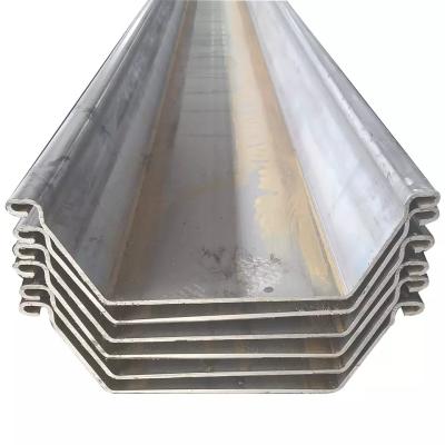 Cina Tipo laminato a caldo Q235/Q235B/Q345 della palancola U di Larssen in vendita