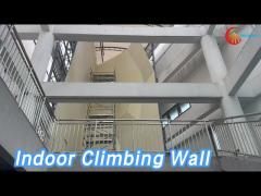 Kids Rock Indoor Climbing Wall Anti UV Custom For Adventure Park