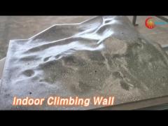 Rock Indoor Climbing Wall Boards Fiberglass Steel Wooden Resin Various Color