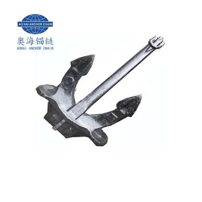 China Hall Type a, B, C Cast Iron Ship Anchor with Lrs ABS BV Dnv Gl Nk Kr Rina CCS Rmrs Certificate for sale