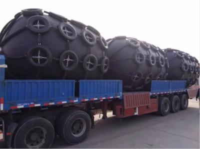 China China Floating Pneumatic Rubber Fender with Chain and Tyre Net for sale