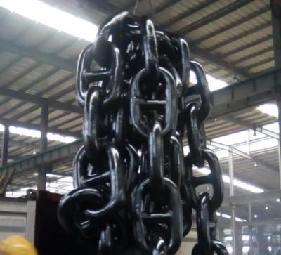 China Qingdao Aohai Shipping Equipment aohai 81mm marine ship anchor chain with NK BV certificate for sale