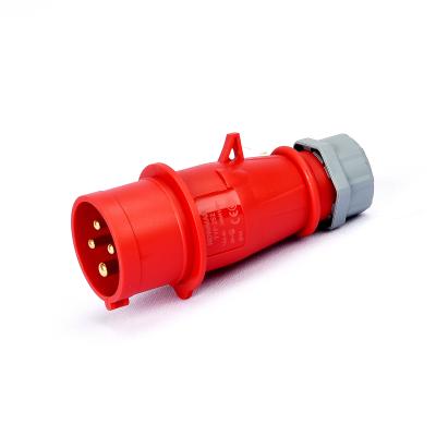 中国 400V IP44 16A 4Pの産業プラグ及びソケット、電気プラグおよびソケット 販売のため