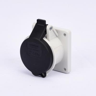 Cina incavo montato pannello industriale di 4P 16A IP44 500V in vendita