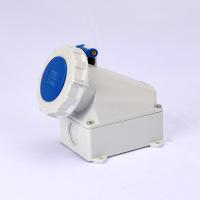 China 220V IP67 Single Phase Copper Industrial Power Socket Dampproof for sale