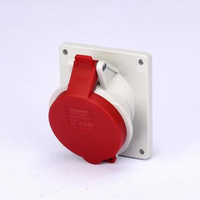 China o painel elétrico de 3P 16A 220V montou a fase monofásica do soquete impermeável à venda