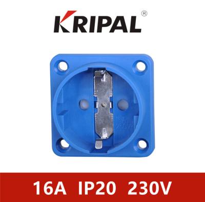 China tomada de soquete alemão elétrica industrial do schuko da tomada de 16A 230V IP20 à venda