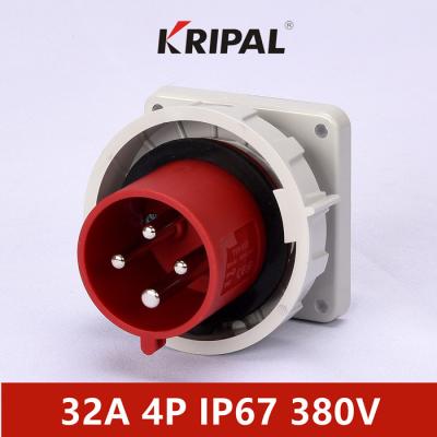 Cina l'industriale impermeabile di 32A 5P tappa il pannello di corrente elettrica di 380V IP67 montato in vendita