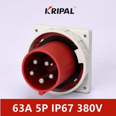 China De standaard Waterdichte Comité Opgezette Stop In drie stadia 63A 220V IP67 van CEI Te koop