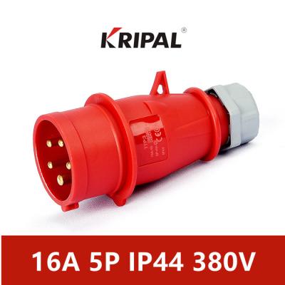 Китай Пылезащитное штепсельной вилки IP44 промышленное 16A 32A 380V IEC стандартное трехфазное продается