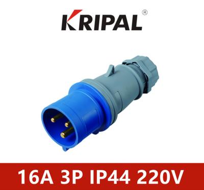 Китай IP44 промышленный электрический стандарт IEC одиночной фазы штепсельной вилки 16A 220V продается