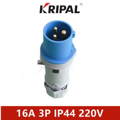 Cina IP44 norma elettrica industriale di IEC di monofase della spina 16A 220V in vendita