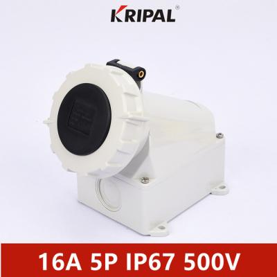 Cina Presa di corrente industriale del montaggio di superficie di IEC di IP67 16A 32A 3 Palo in vendita