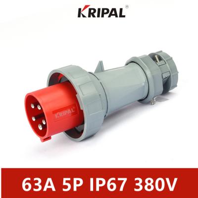 Cina Spine industriali trifase 63A 380V IP67 impermeabili standard IEC in vendita