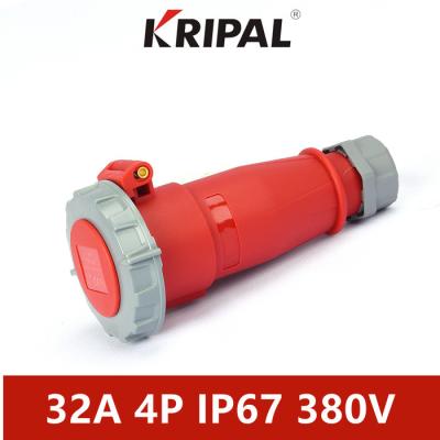 Cina Contenitore impermeabile di 3h IP67 32A 4 Pin Plug Socket For Refrigerated in vendita