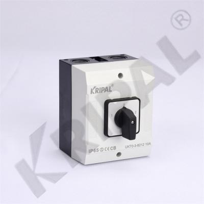 China Van de de Omschakelingsnok van KRIPAL Roterende de Schakelaarukt IP65 230-440V 3 Fase Te koop