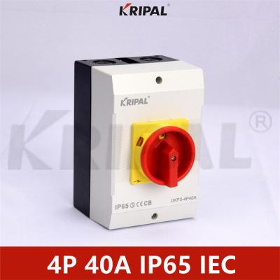 China AC van de de Ladingsisolator van 4P 40A IP65 230-440V Waterdichte Isolatorschakelaar Te koop