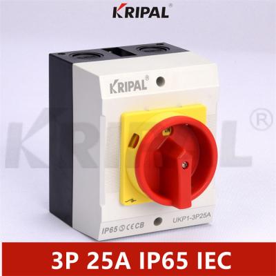 China IP65 25A 3 Waterdichte Schakelaars van de Fase230-440v de Elektroisolator Te koop