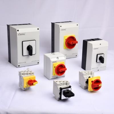 Cina Commutatore dell'isolatore di IP65 10-150A 230-440V 3P 4P con la scatola protettiva in vendita