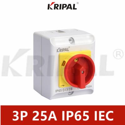 China 25A 3P 230V 440V maken de Roterende norm van CEI van de Isolatorschakelaar IP65 waterdicht Te koop