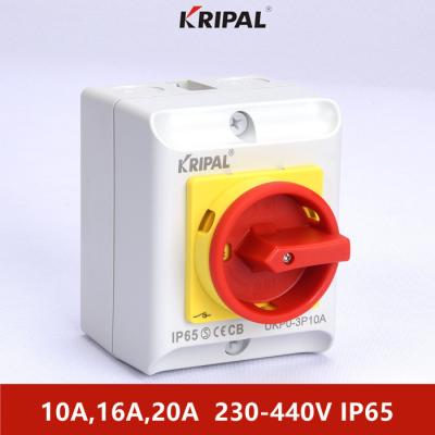 中国 スイッチ負荷分離上の3P 4P 230-440V IP65の防水変更 販売のため