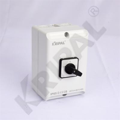 中国 3P 4P 230V IP65の保護箱が付いている普遍的な転換スイッチ 販売のため