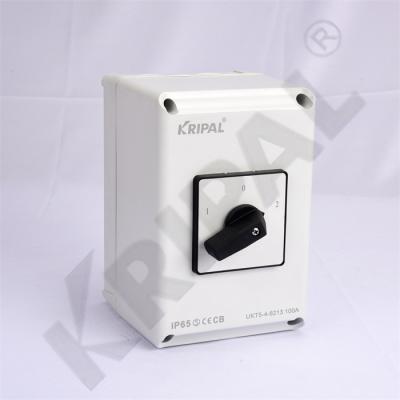 中国 IEC防水標準的なIP65 63A 4Pの電気セレクター スイッチ 販売のため