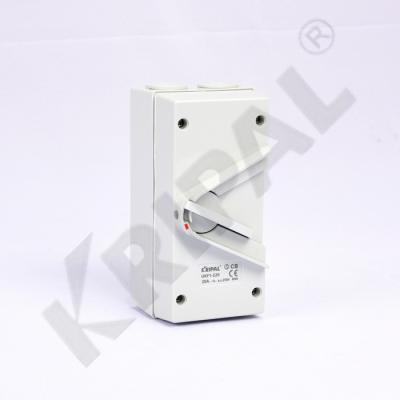 China van de de Isolatorschakelaar van 20A IP66 Eenfasige Industriële Openlucht Stofdicht Te koop